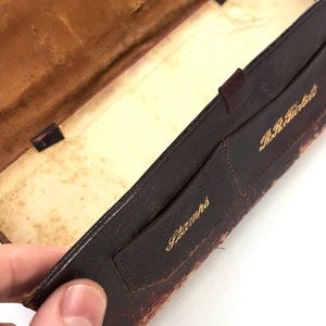 Bags | Antique Victorian Leather Railroad Wallet 180s | Poshmark